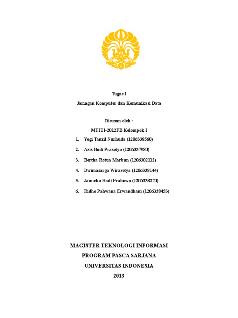 Tugas Jarkom 1 | PDF | Electrical Connector | Physical Layer Protocols