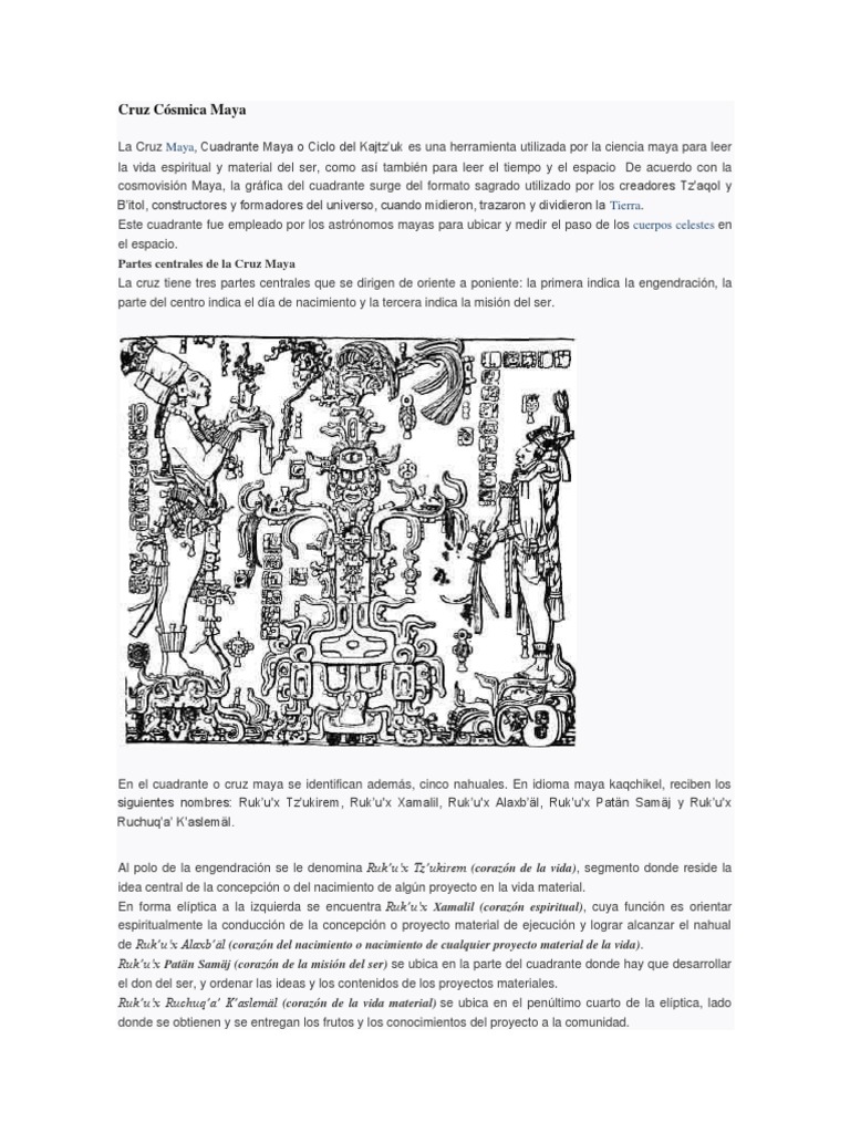 Significado de la Cruz Maya y Colores | PDF | Civilización maya | Science