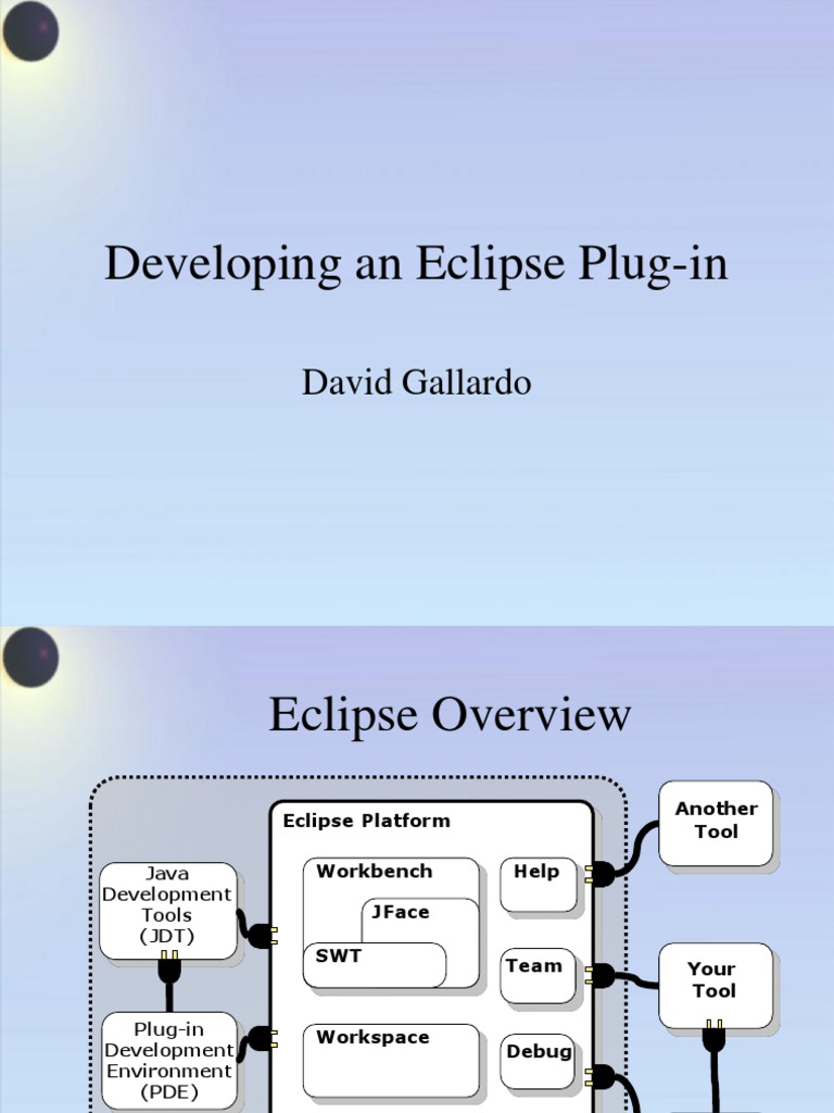 Developing An Eclipse Plug-In: David Gallardo | Download Free PDF ...