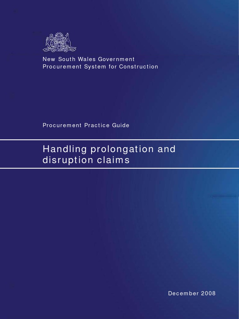 Handling Prolongation and Disruption Claims | PDF | Damages | Breach Of ...