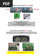 E46 Cluster Pinout | PDF | Electrical Connector | Vehicles