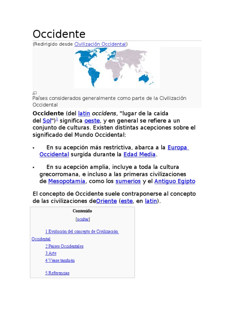 Occident e | PDF | Mundo occidental | Viajes por Europa