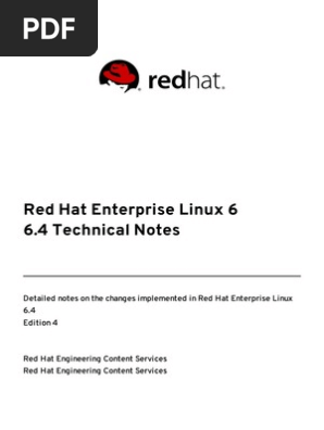 Red Hat Enterprise 6 4