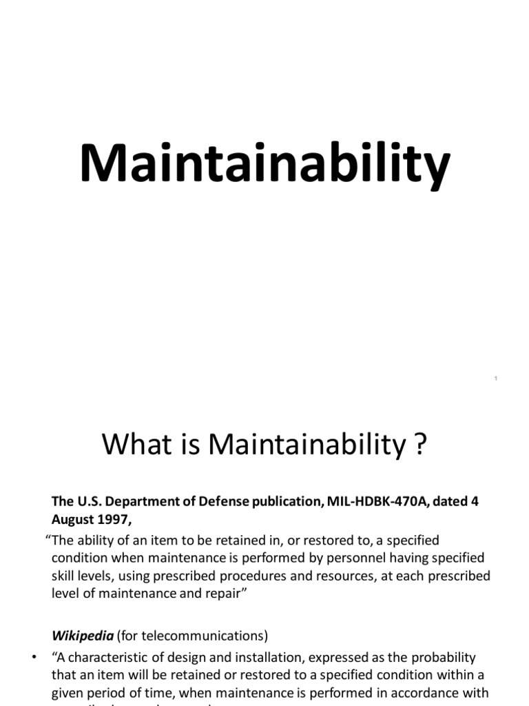 Maintainability-Planning and Scheduling | PDF | Scheduling (Production ...