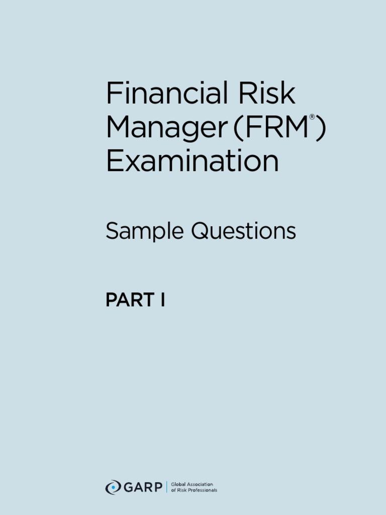 FRM Sample Questions 2011 | PDF