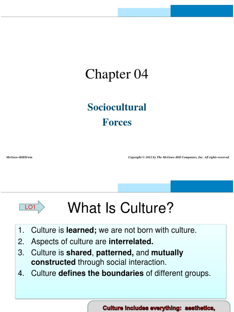 Sociocultural Forces: Mcgraw-Hill/Irwin | PDF | Sociocultural Evolution ...