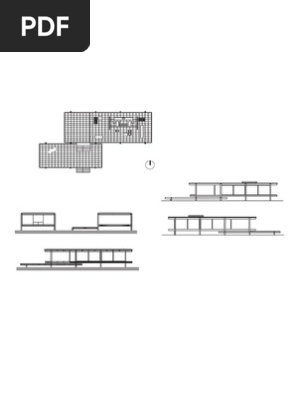 Farnsworth House Plan And Section