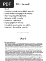 Plitko Fundiranje - Trakasti Temelji I Temelji Samci | PDF