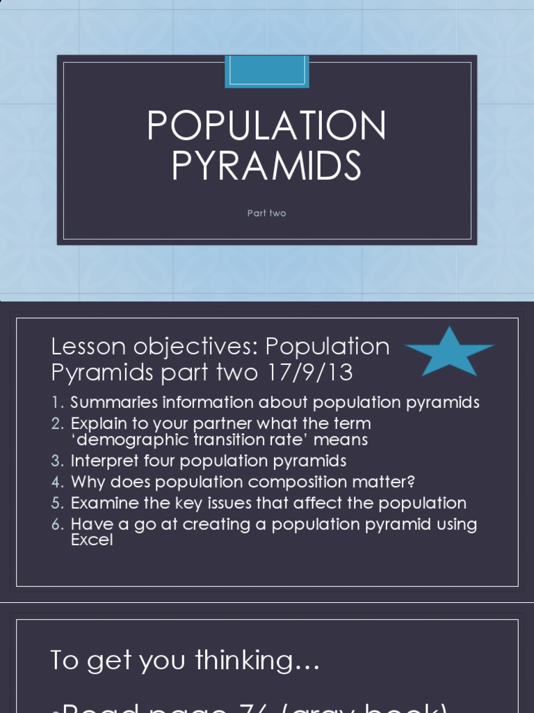 Understanding Population Pyramids | PDF