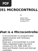Microcontroller 8051 | PDF | Microcontroller | Central Processing Unit