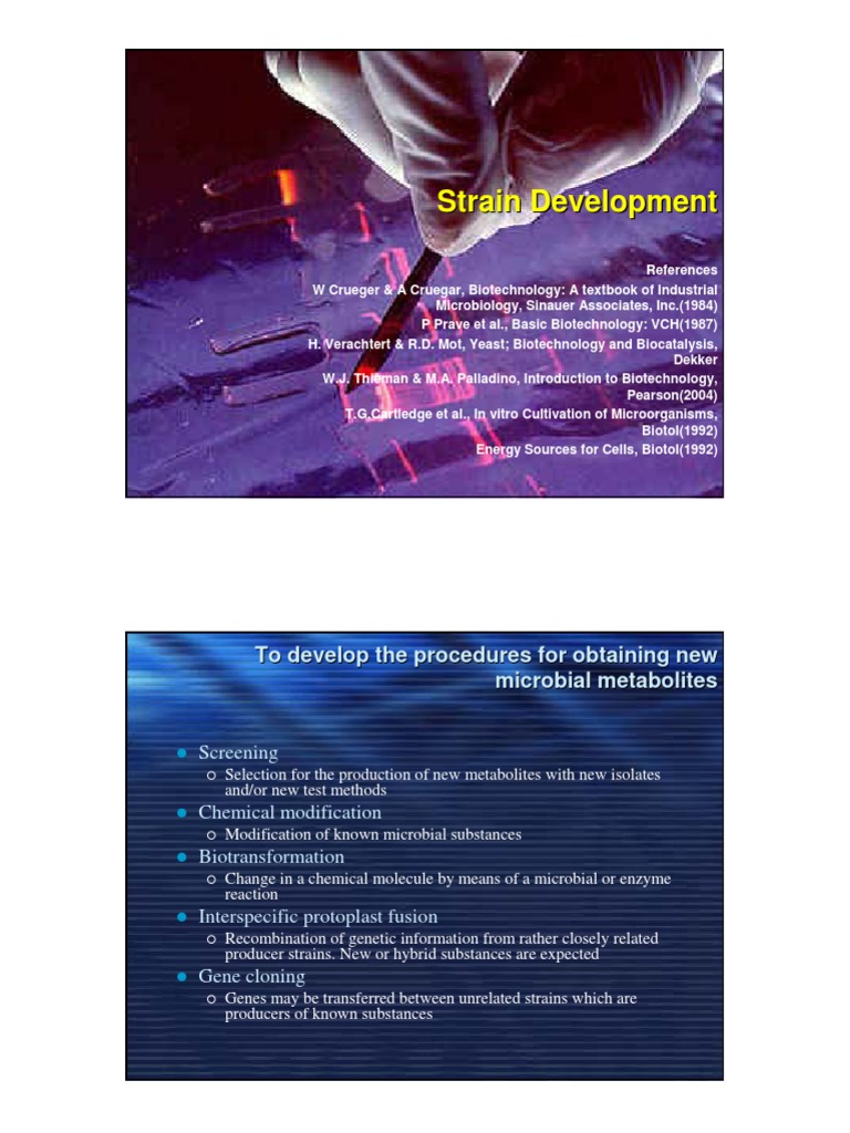 Strain Development 1 | PDF | Mutagenesis | Mutation