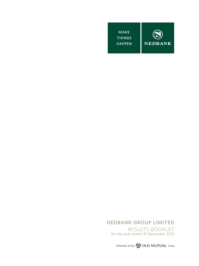 Nedbank Group Financial Statements | PDF | International Financial ...