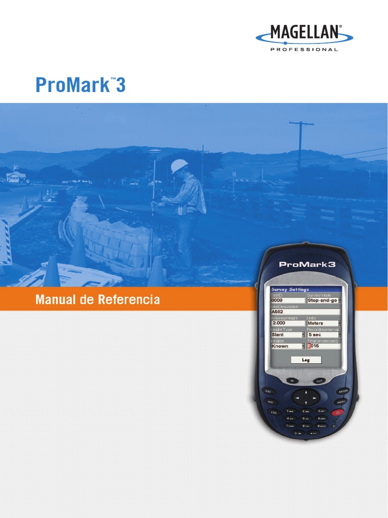 Manual ProMark3 | PDF | Sistema de Posicionamiento Global | USB