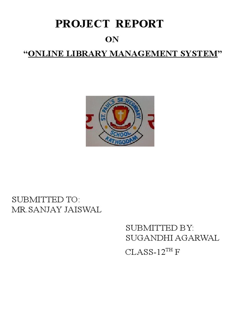 11.Project-Online Library Management System | PDF | Scope (Computer ...
