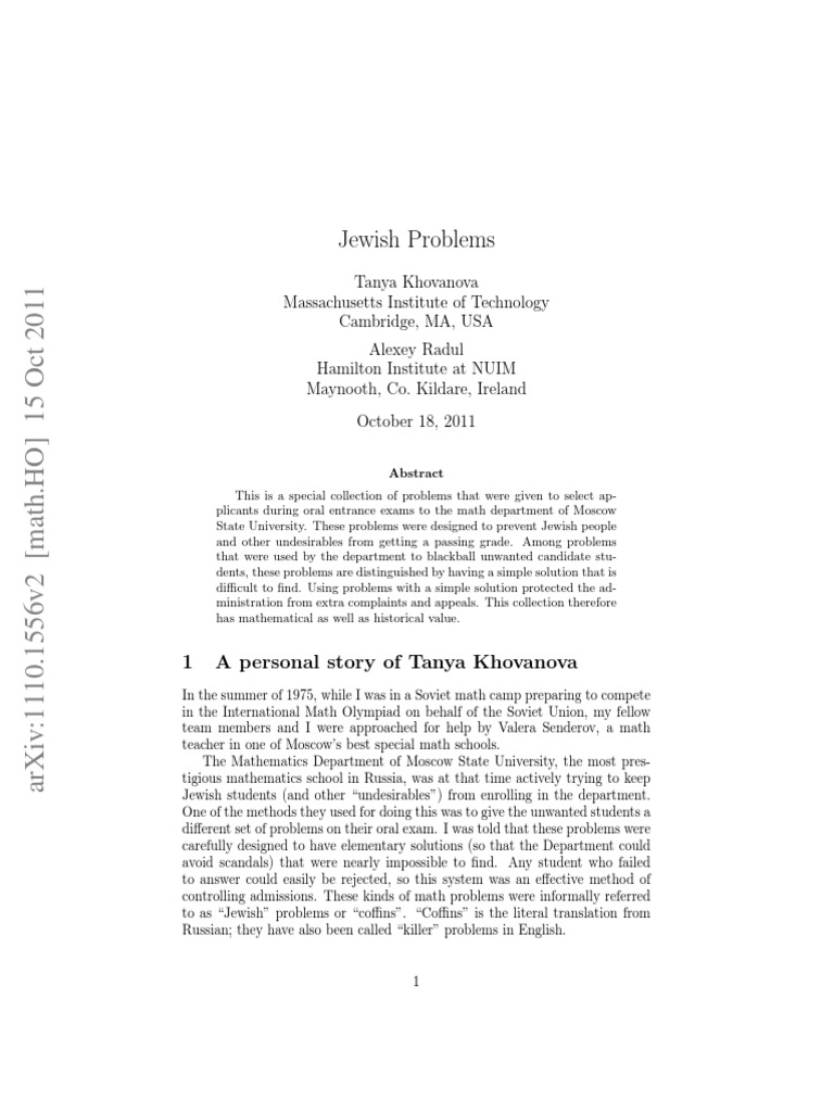 Om Russian Math Olympiad | PDF