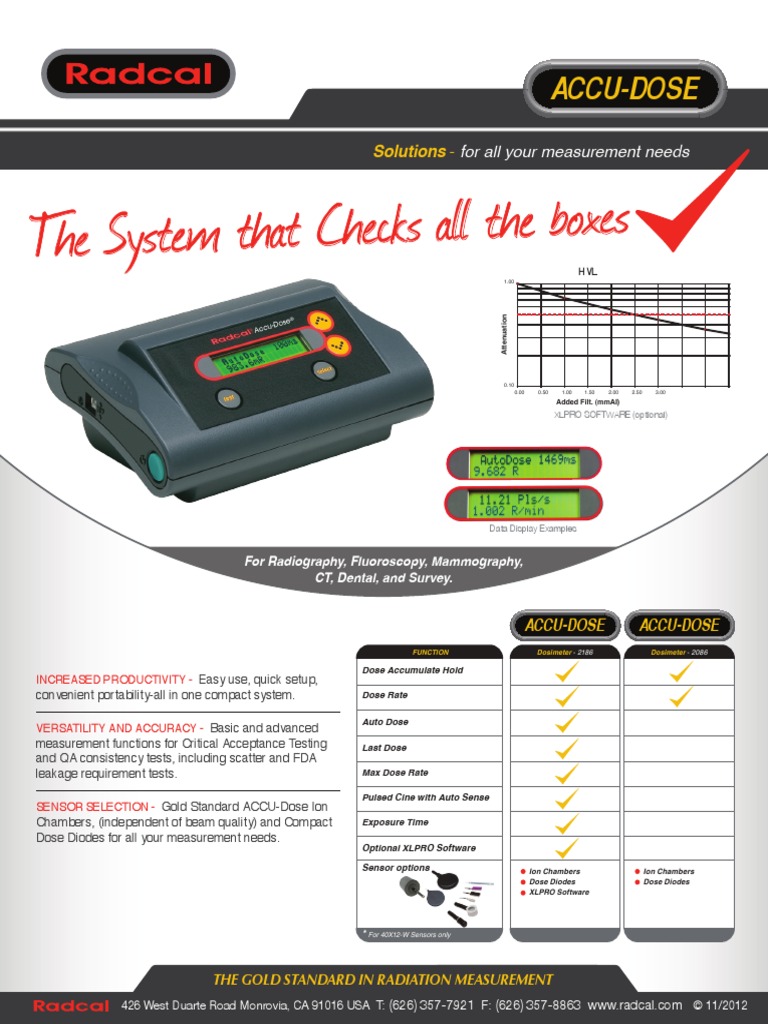 VC Accu Dose Brochures QP 11 9 1 | PDF | Ct Scan | Applied And ...