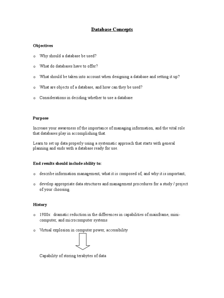 Database Concepts | PDF | Microsoft Access | Databases