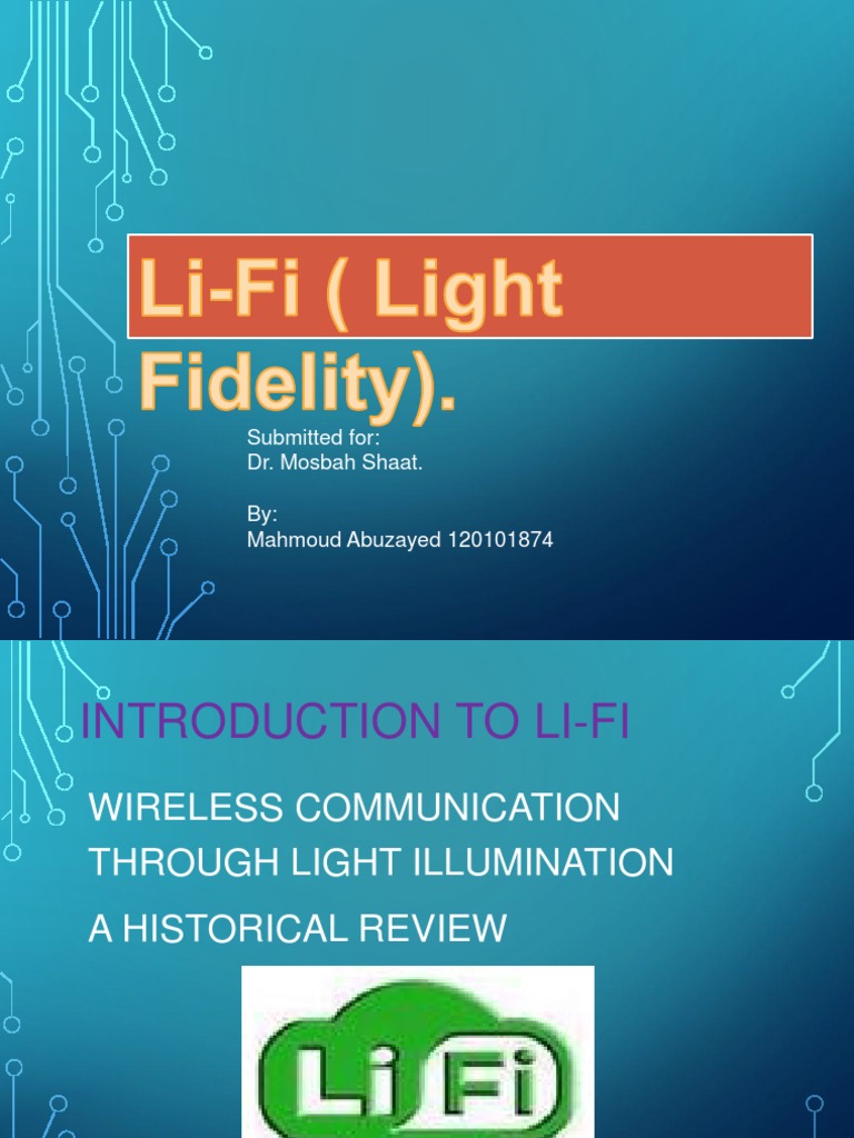 Li-Fi Technology | PDF