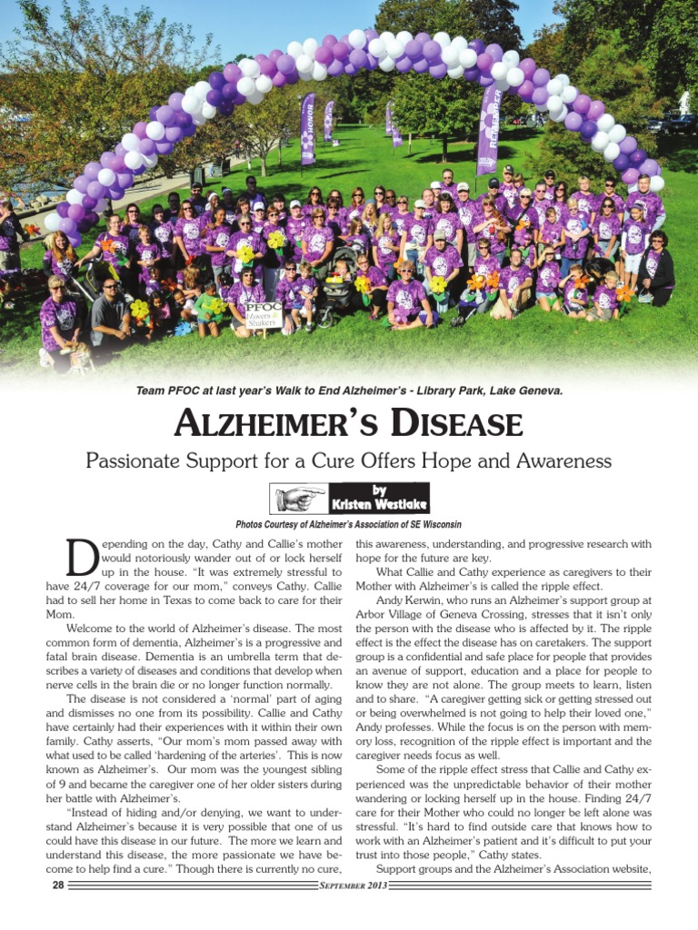 Lake Geneva Spirit Magazine | PDF | Alzheimer's Disease | Dementia