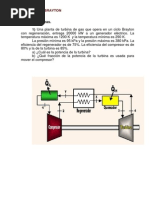 Examen Ciclos Brayton Rankine y Combinado | PDF