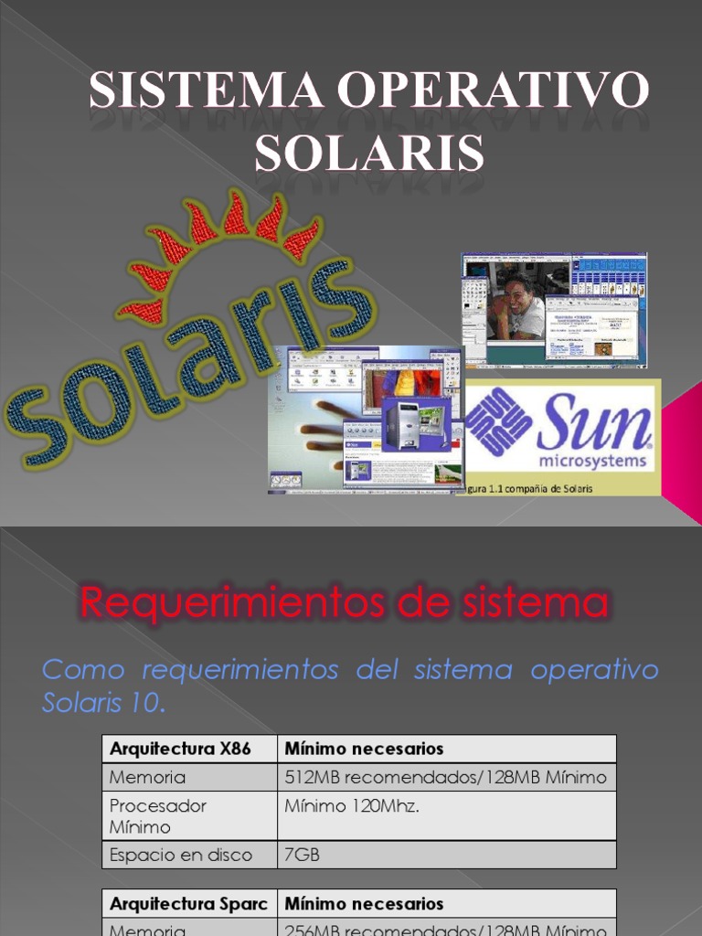 Sistema Operativo Solaris | PDF