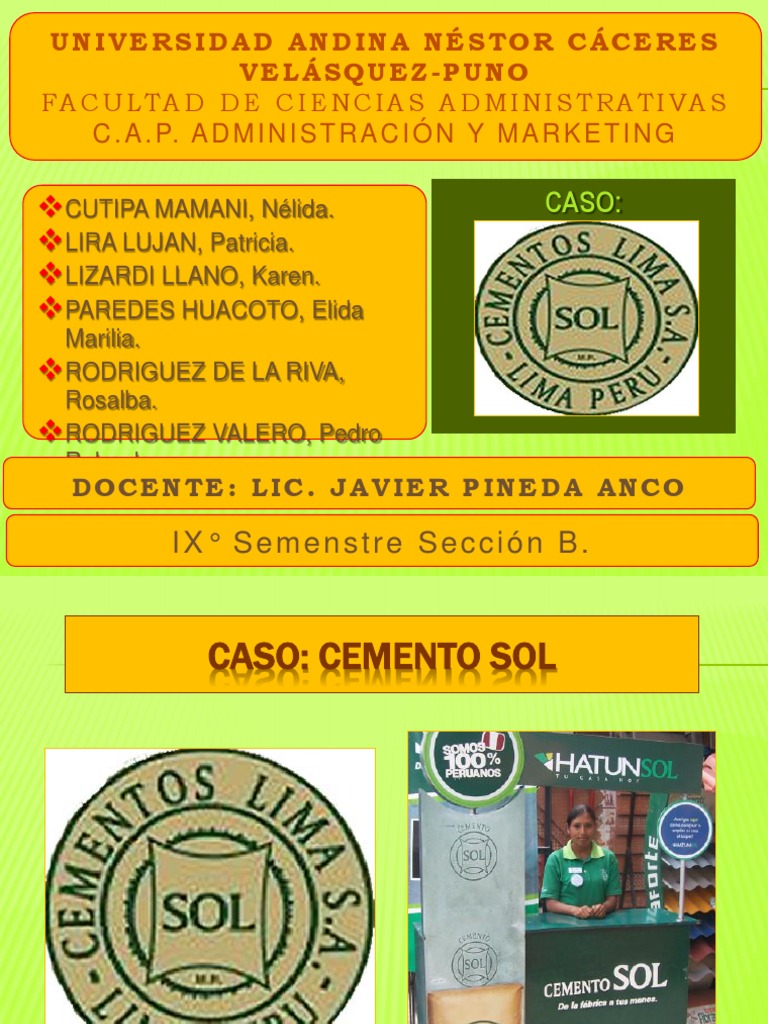 Cementos Sol Logo