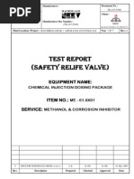 Valve Inspection and Test Report | PDF | Valve | Gases