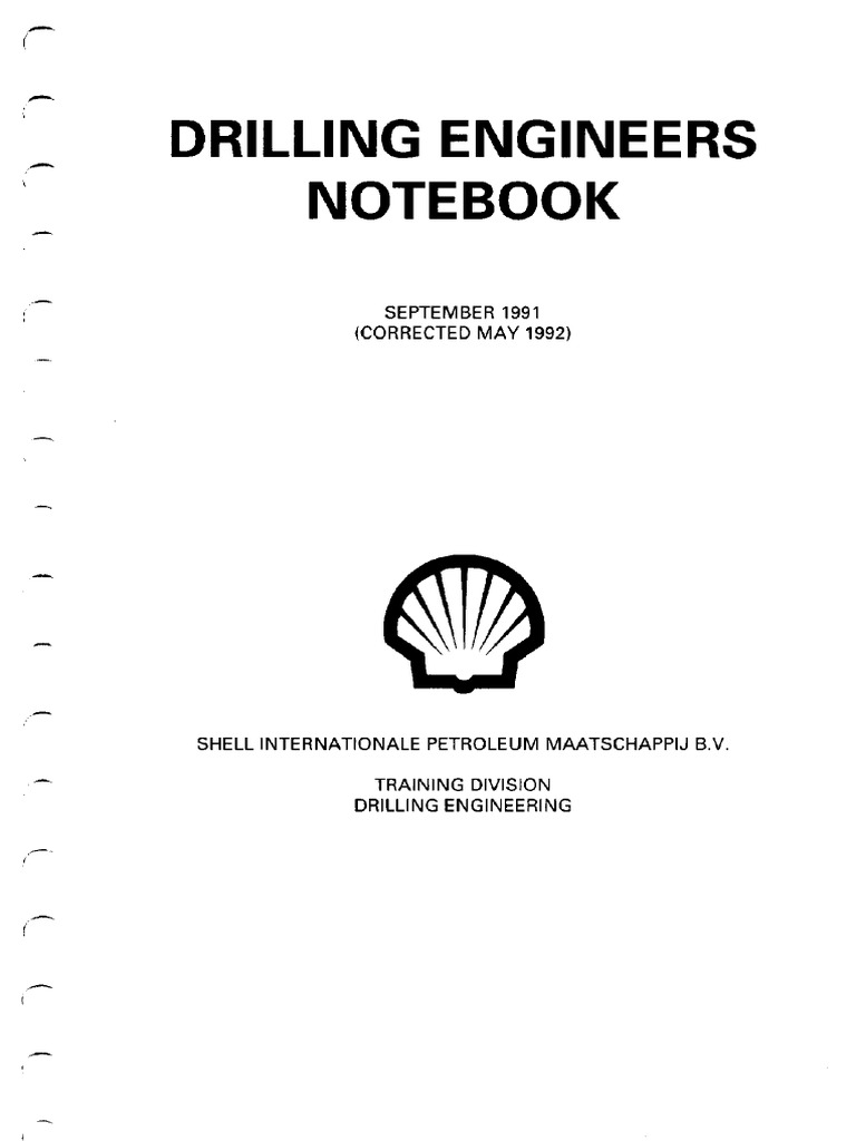 Drilling Engineers Notebook | PDF