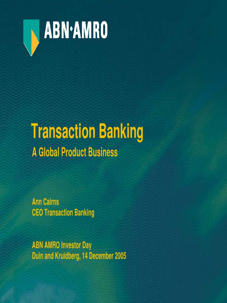 Transactions Banking | PDF | Financial Transaction | Banks