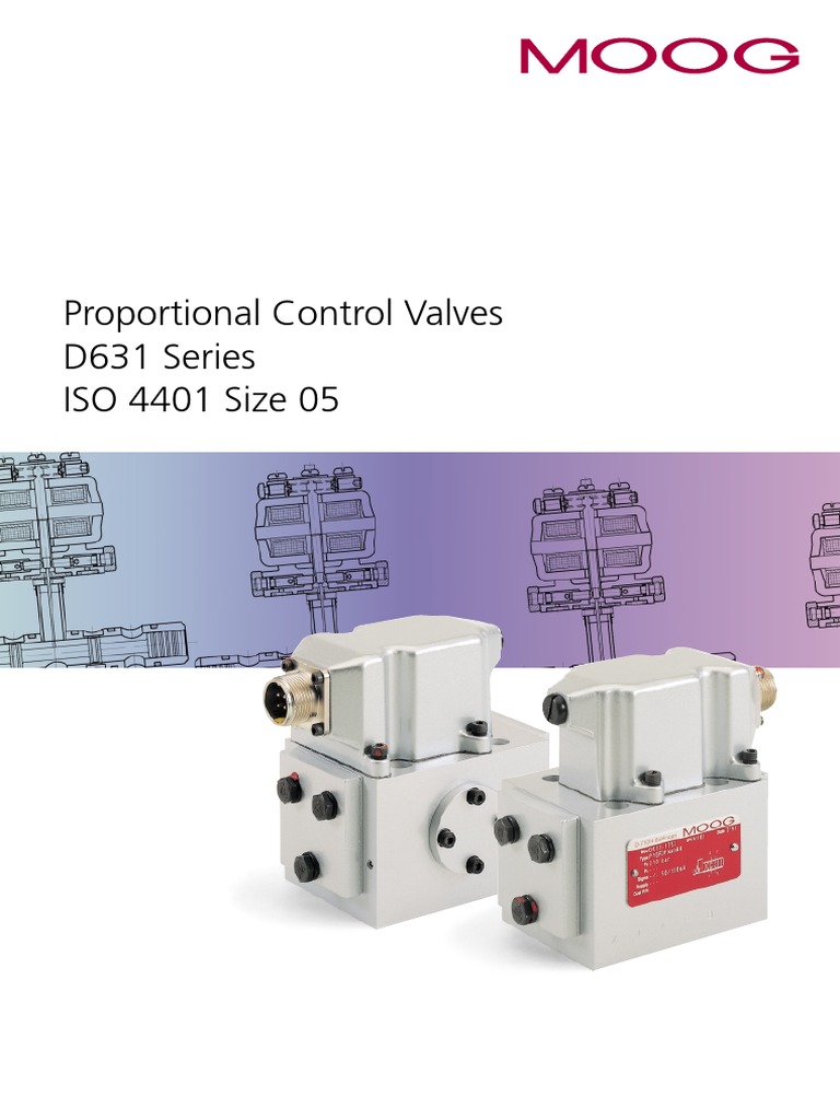 Proportional Control Valves D631 Series ISO 4401 Size 05 | PDF ...