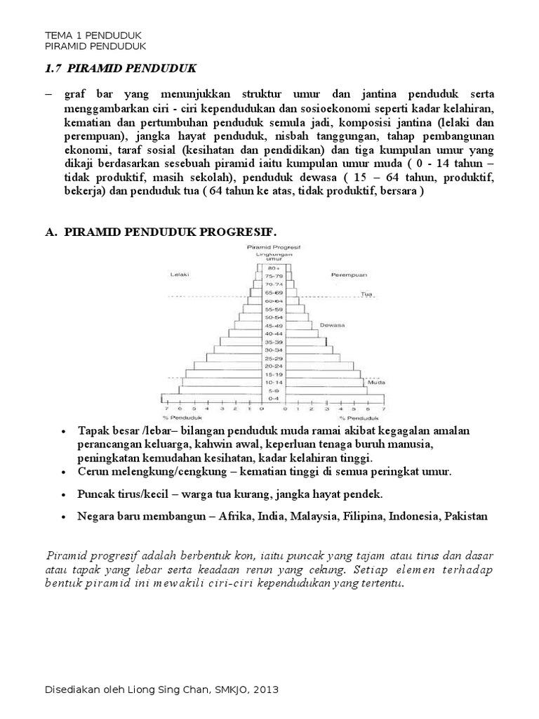 1.7 Piramid Penduduk | PDF