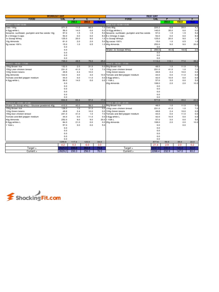 Leangains Sample | PDF