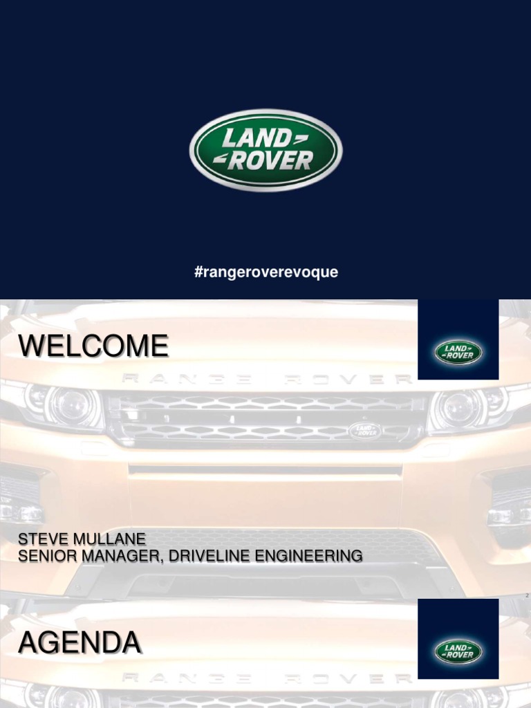 2014 Range Rover Evoque With 9-Speed Transmission and Active Driveline ...