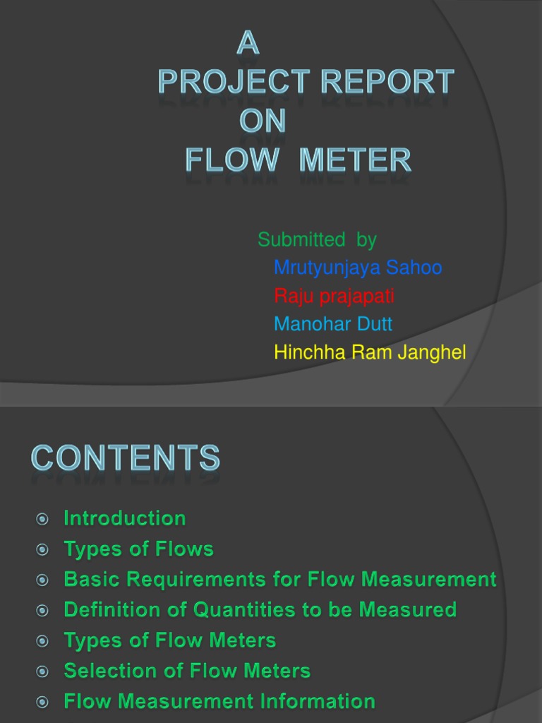 Flow Measurement Fundamentals: A Comprehensive Review of Common ...