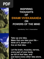 The Powers of the Mind - Swami Vivekananda | PDF