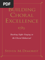 Choir Positioning for Optimal Sound | PDF | Singing | Choir