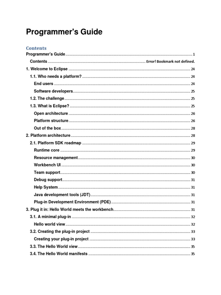 Eclipse Dev Programmer S Guide 3 4 Galileo Pdf Eclipse Software Widget Gui