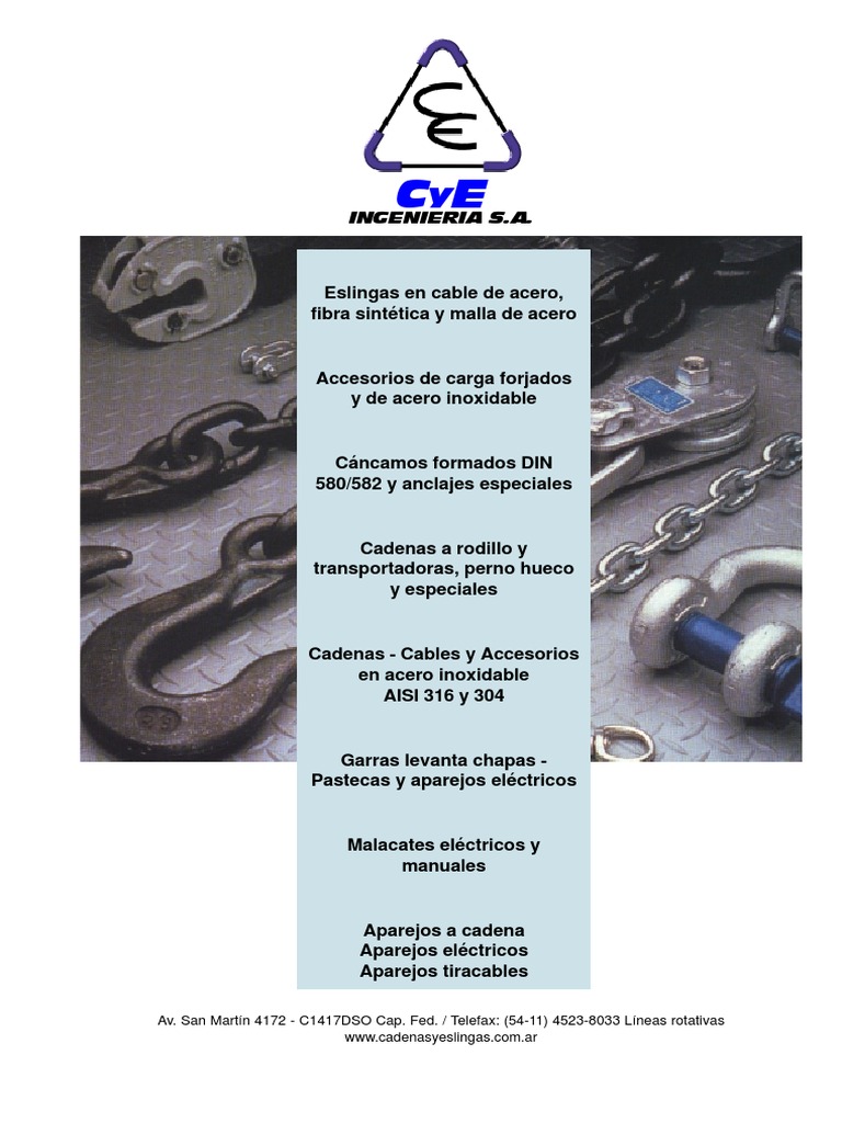 Catalogo Izaje | PDF | Acero | Engranaje