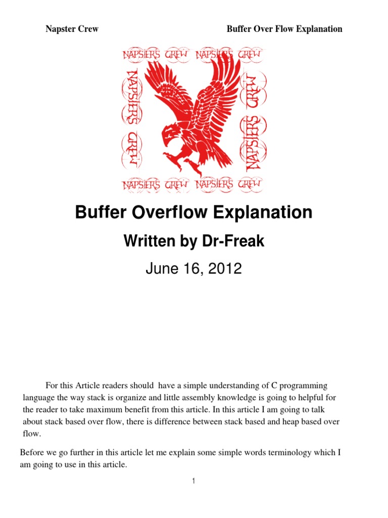 Buffer Overflow | PDF | Pointer (Computer Programming) | String (Computer Science)