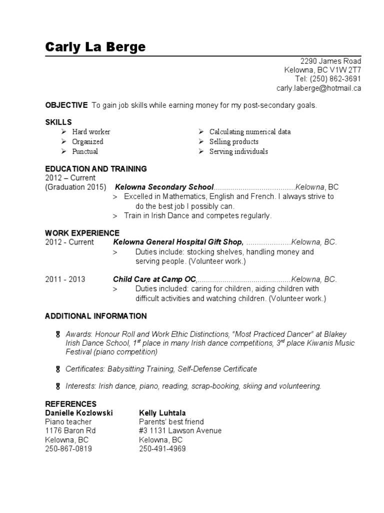 Resume Template-1 | PDF