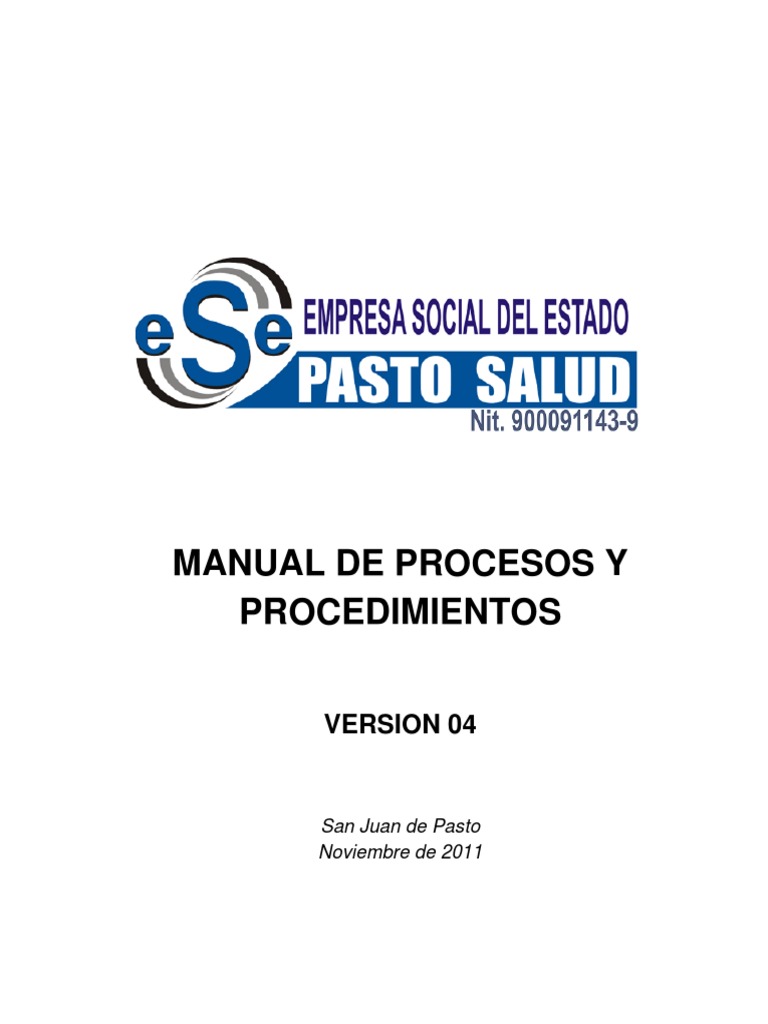 Manual de Procesos y Procedimientos v4.0 | PDF | Calidad (comercial ...