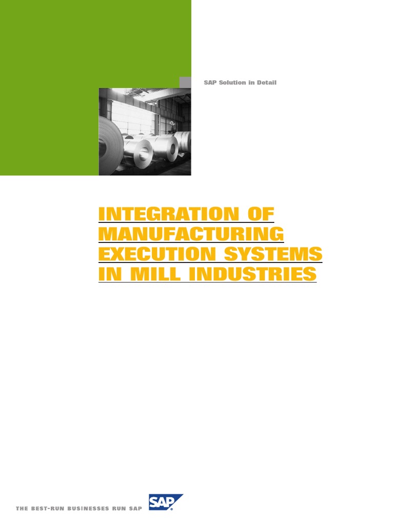 SAP MES Integration | PDF