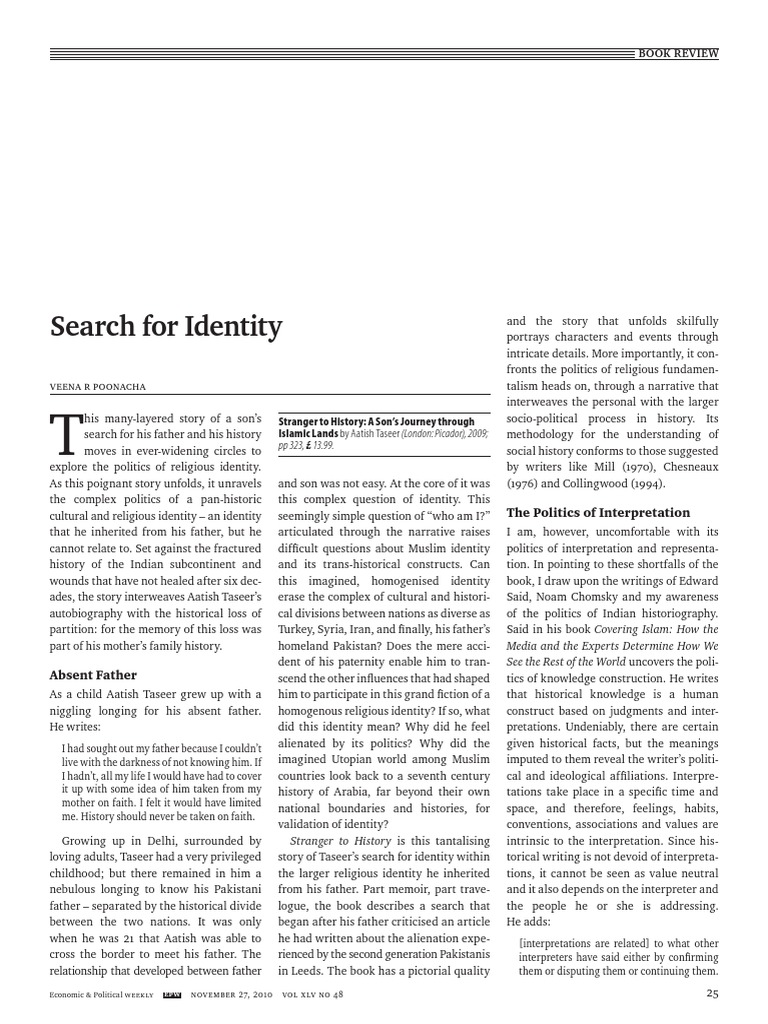 Search For Identity | PDF | Fundamentalism | Pakistan