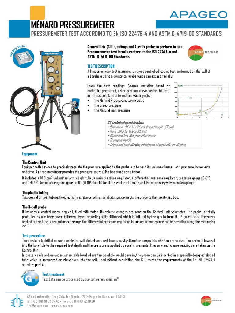 Pressure Meter Apageo | PDF | Pressure Measurement | Pressure