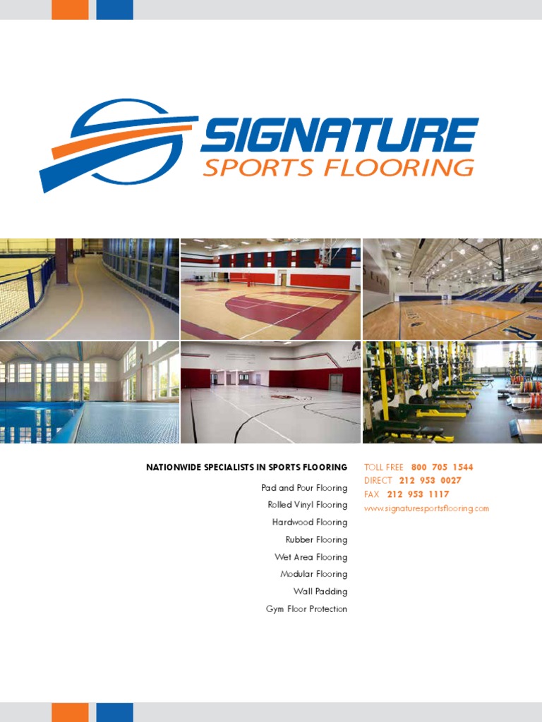 Signature Sports Flooring | PDF | Flooring | Tile
