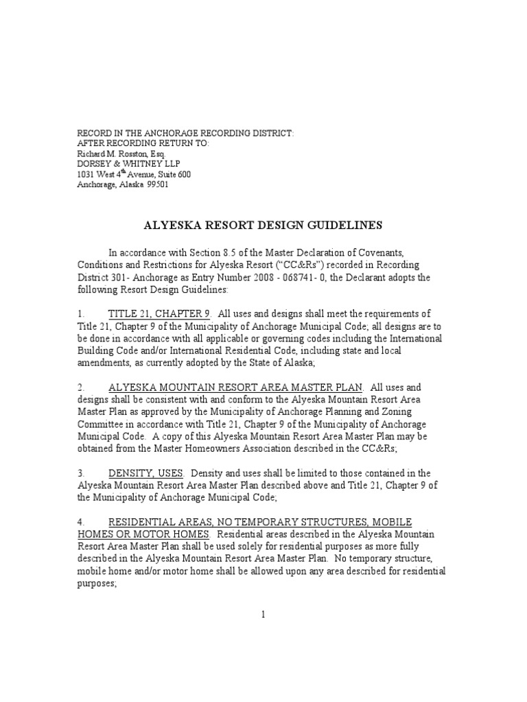 Alyeska Resort Design Guidelines | PDF | Roof | Chimney