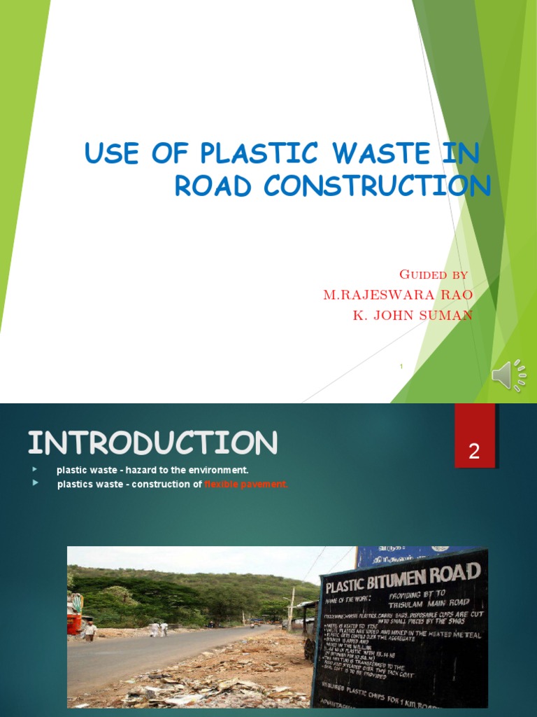 Use of Plastic Waste in Road Construction | Plastic | Polyethylene