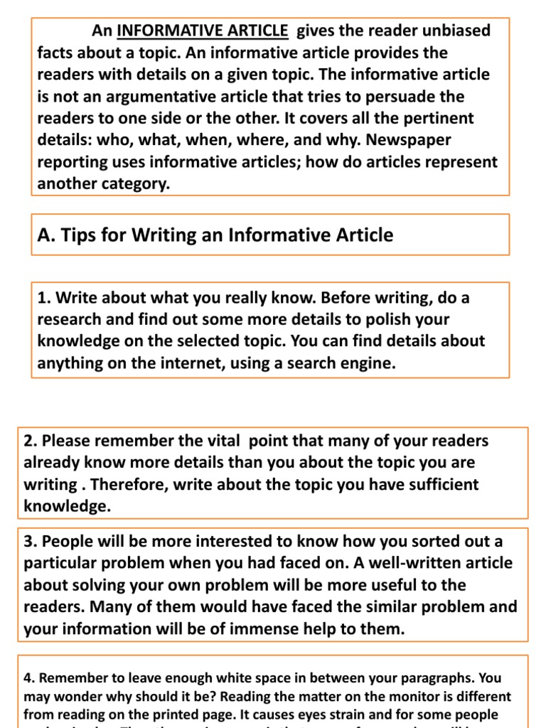 Informative Article Grade-8 | Psychological Concepts | Psychology ...