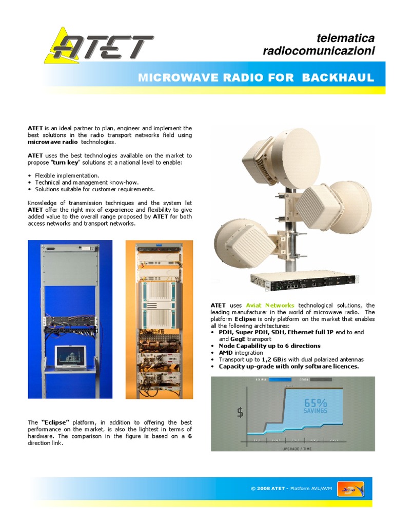 Brochure Microwave Radio For Backhaul Aviat 2011 | PDF | Radio ...
