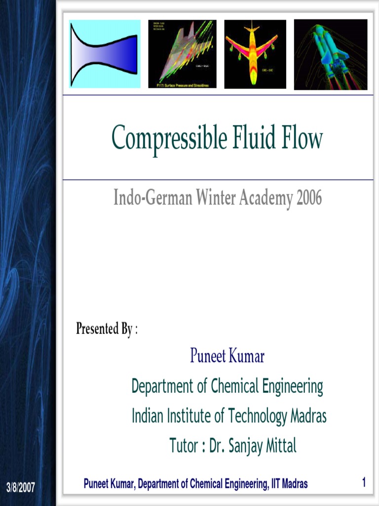 Compressible Fluid Flow | PDF